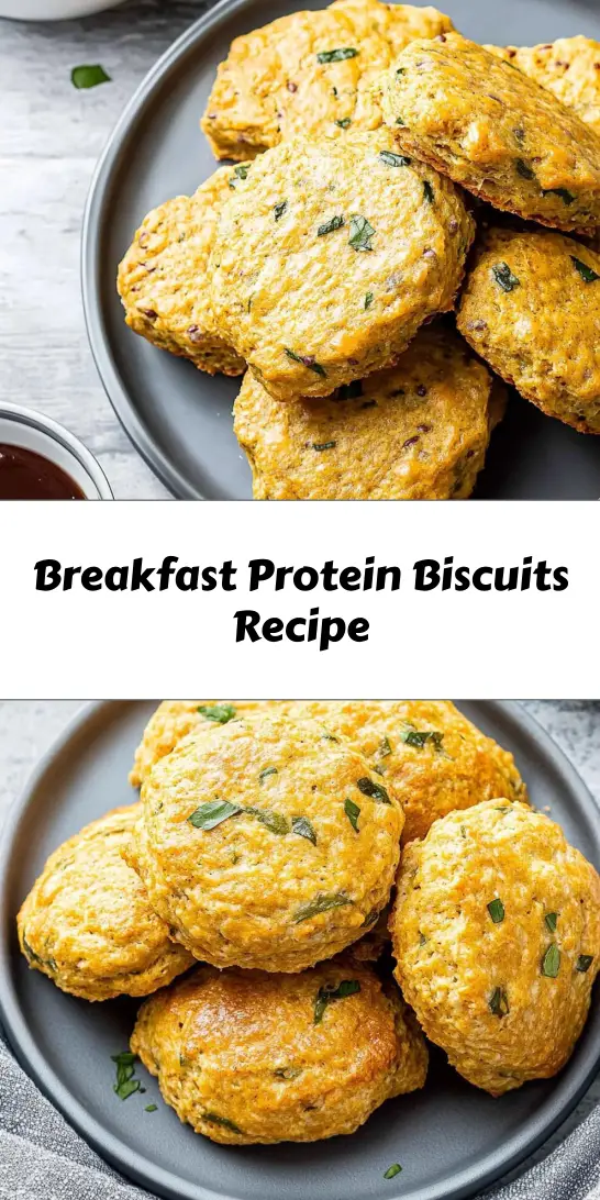 Breakfast Protein Biscuits Recipe - yumrecipesonline.com