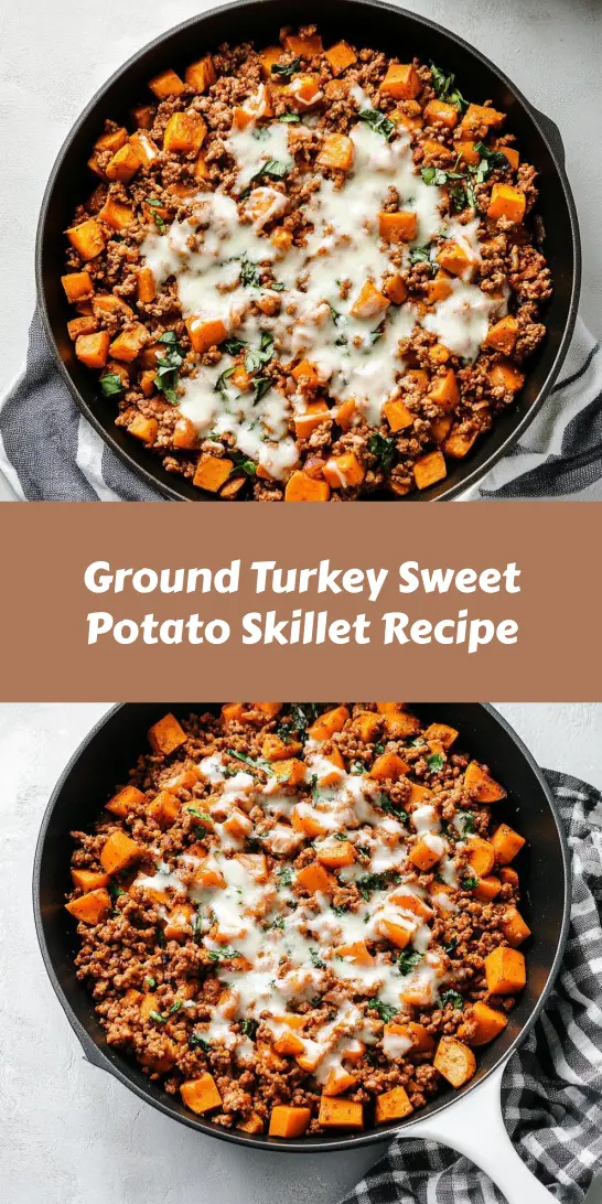 Ground Turkey Sweet Potato Skillet Recipe - yumrecipesonline.com