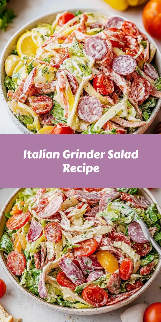 Italian Grinder Salad Recipe - yumrecipesonline.com
